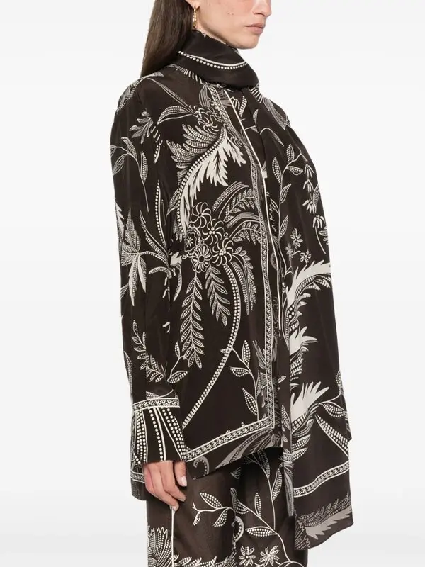 F.R.S FOR RESTLESS SLEEPERS Printed Silk Shirt