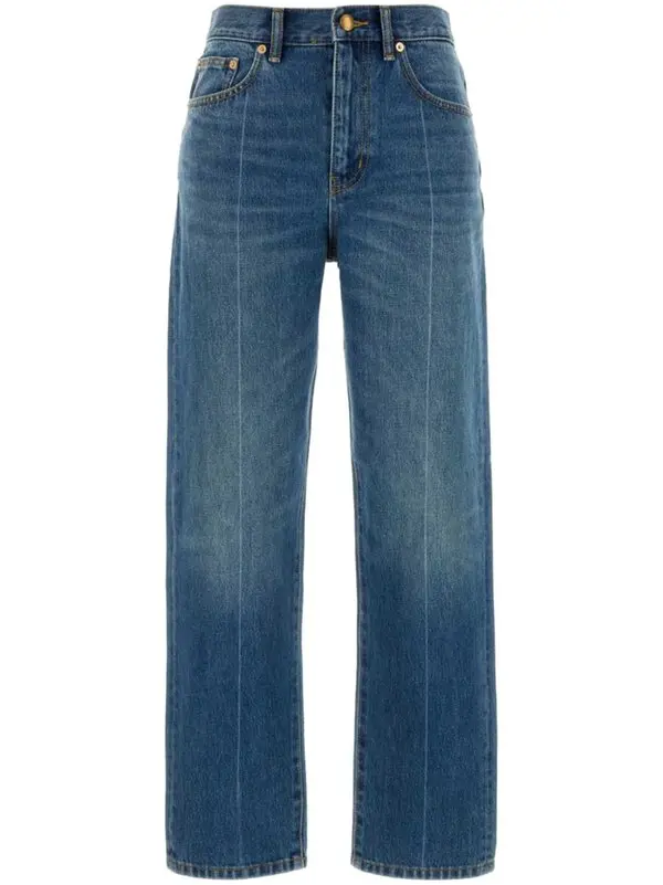 Tory Burch Slim Cotton Denim Jeans