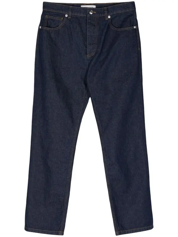 Maison Kitsuné Straight Leg Denim Jeans