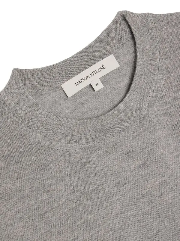 Maison Kitsuné Baby Fox Wool Jumper - Grey