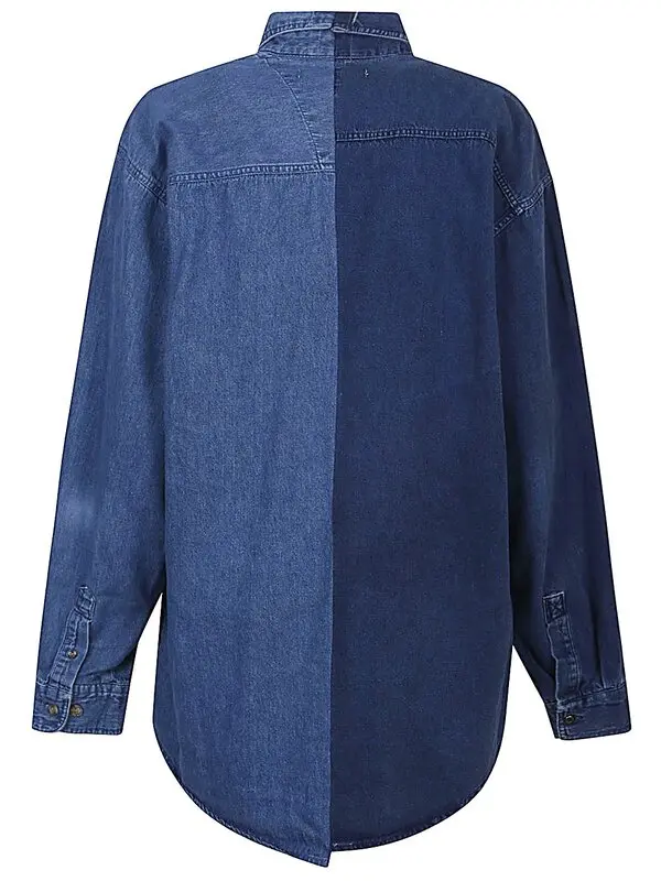 E.L.V. DENIM Cotton Denim Shirt
