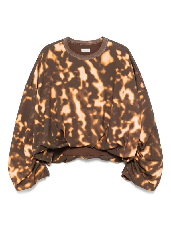 Dries Van Noten Printed Cotton Sweatshirt