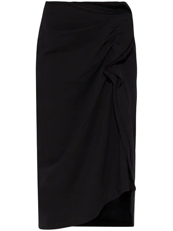 Dries Van Noten Hanam Midi Skirt - Black