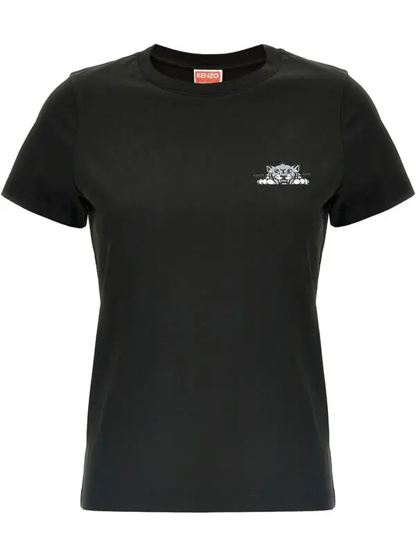 Kenzo Happy Tiger Cotton T-shirt