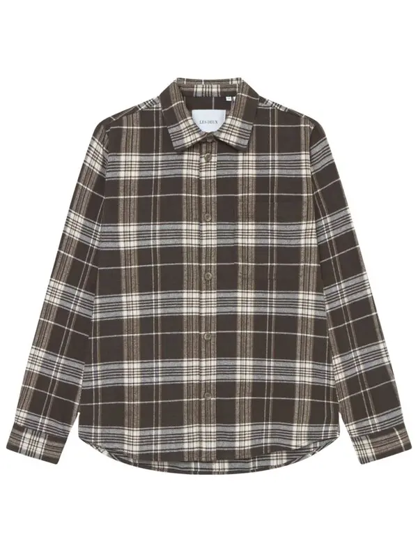 LES DEUX Lennon Check Overshirt