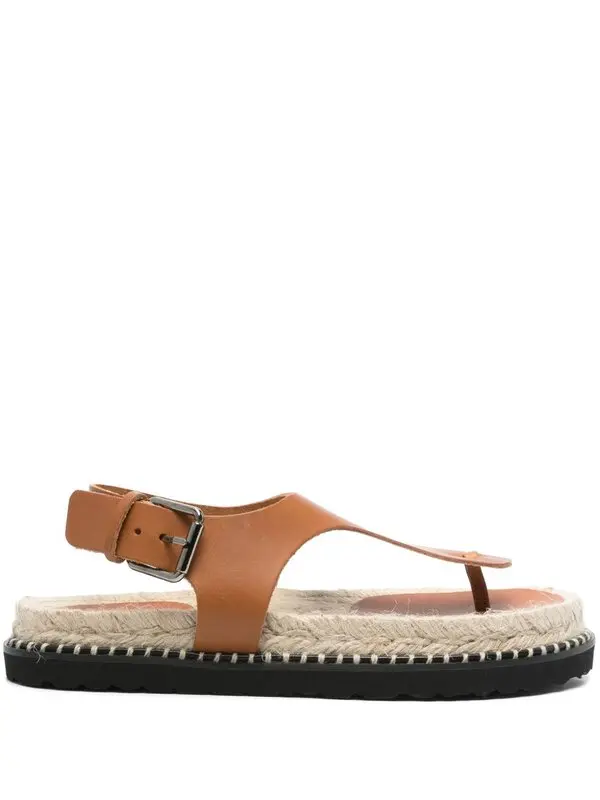 CastaÑer Tokio Leather Thong Sandals