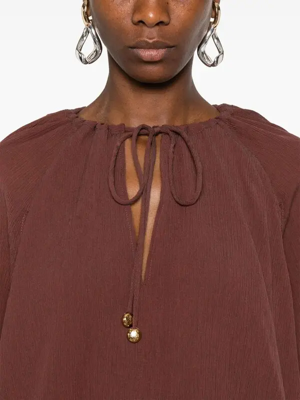 Loewe Cotton And Silk Blend Blouse