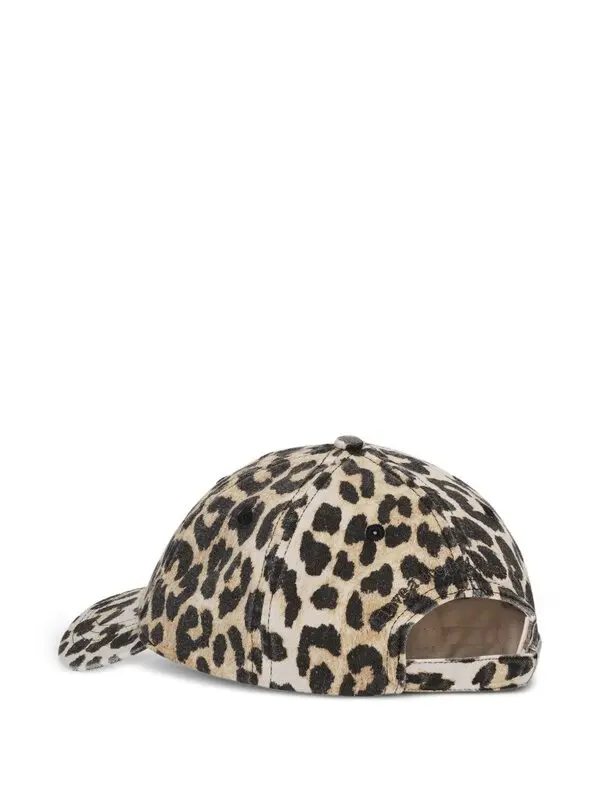 GANNI Logo Canvas Baseball Cap