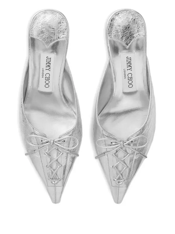 JIMMY CHOO Scarlett 50 Leather Mules