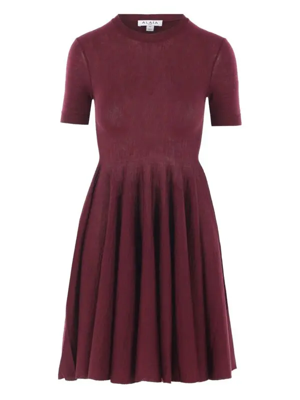 Alaïa Wool Skater Dress