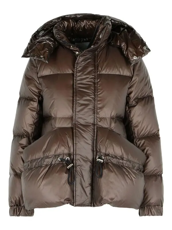 Sacai Puffer Down Jacket With Removable Hood