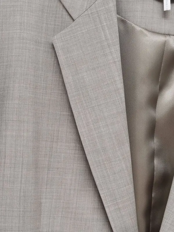 Loewe Single-breasted Wool Jacket With Notch Lapels
