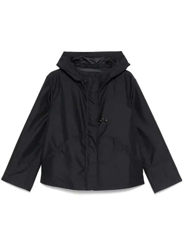 FAY Short Parka Coat - Blue