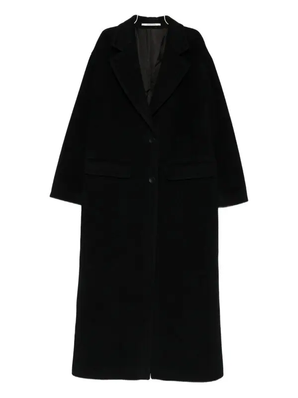 Tagliatore Wool Single-breasted Coat - Black