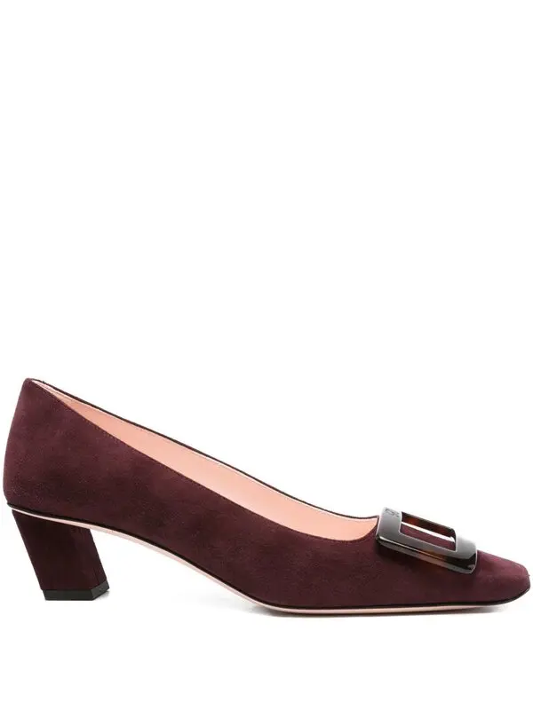 ROGER VIVIER Belle Vivier Turtle Leather Pumps