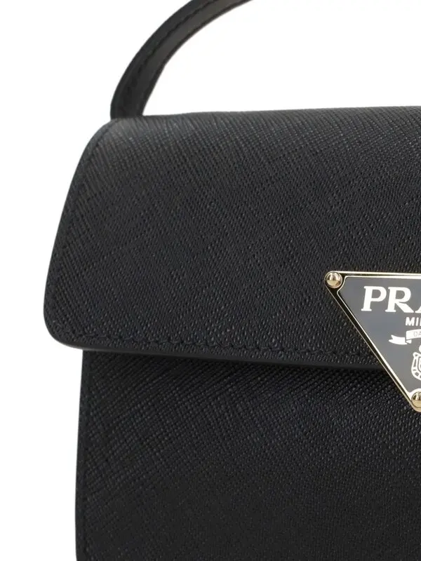 Prada Arqué Saffiano Leather Shoulder Bag