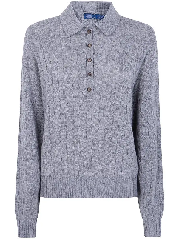 Polo Ralph Lauren Sweater Cashmere "outpost Heather - Gray