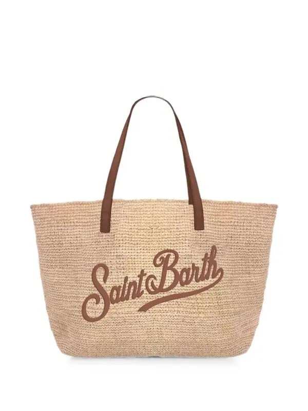 MC2 SAINT BARTH Handbag Raffia "raffia City Mid" Tote Bag