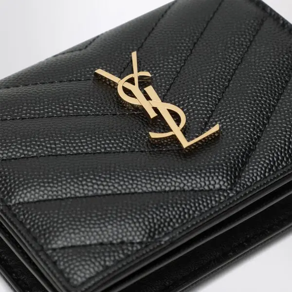 Saint Laurent Cassandre Matelassé Flap Card Holder