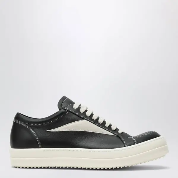 Rick Owens Milk White Vintage Sneakers - Black