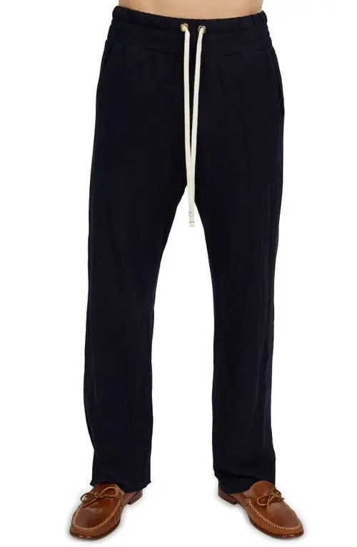 LES TIEN Piqué Yacht Pant - Navy