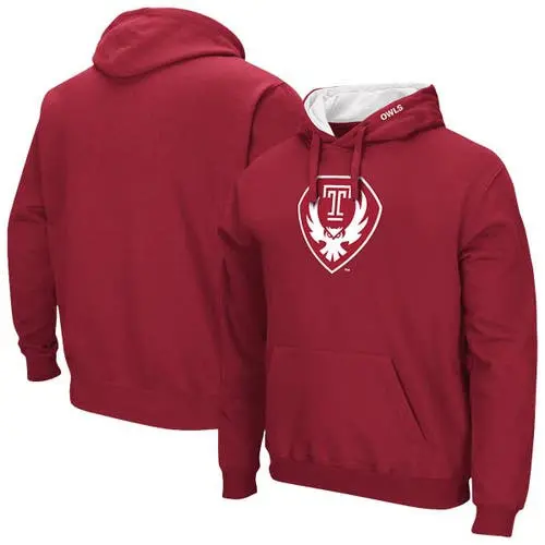 COLOSSEUM Temple Owls Arch & Logo 3.0 Hoodie - Cardinal