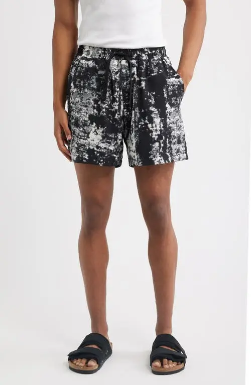 RIZORT Jason Elastic Waist Shorts - Black