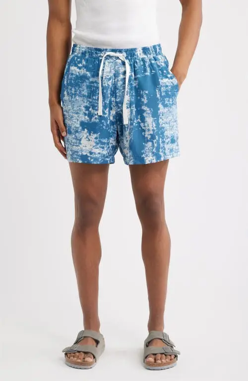 RIZORT Jason Elastic Waist Shorts - Blue
