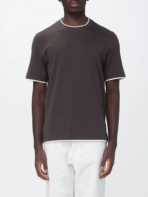 Brunello Cucinelli T-shirt - Brown