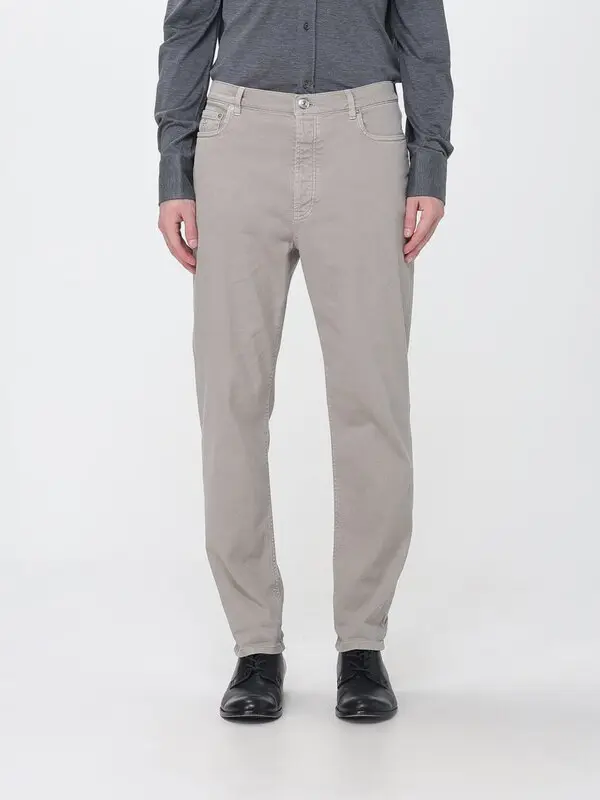 Brunello Cucinelli Straight Fit Five-pocket Jeans - Grey