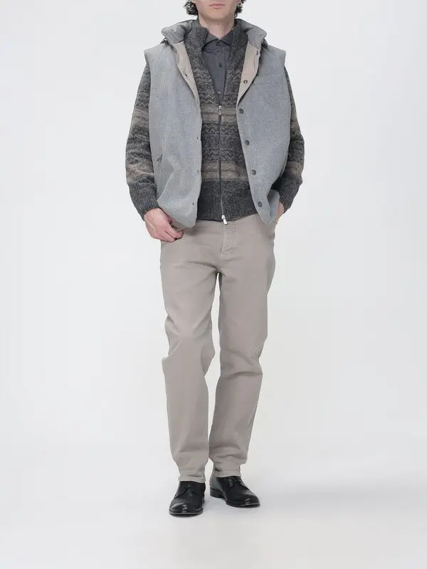 Brunello Cucinelli Straight Fit Five-pocket Jeans - Grey
