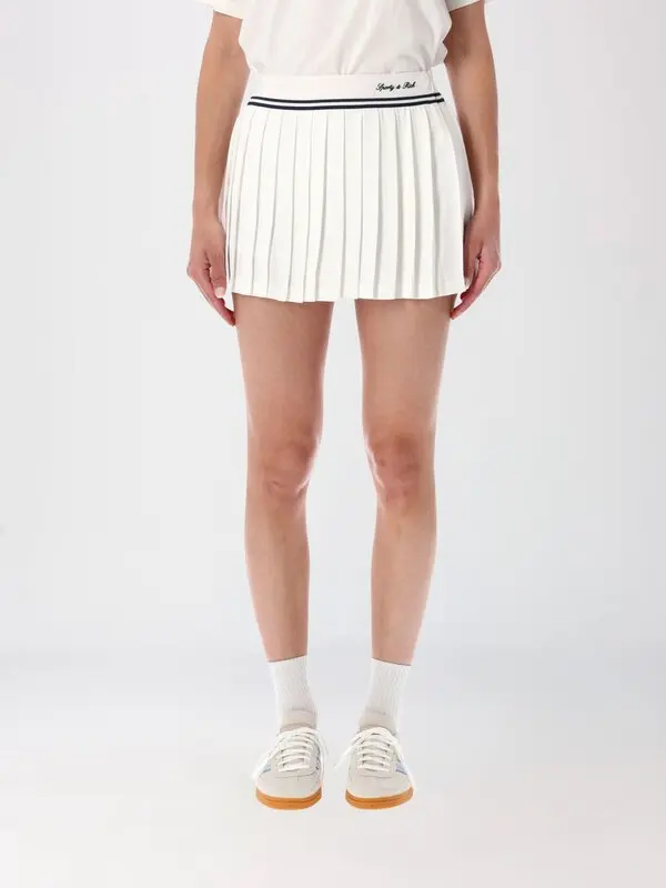 SPORTY & RICH Pleated Skirt