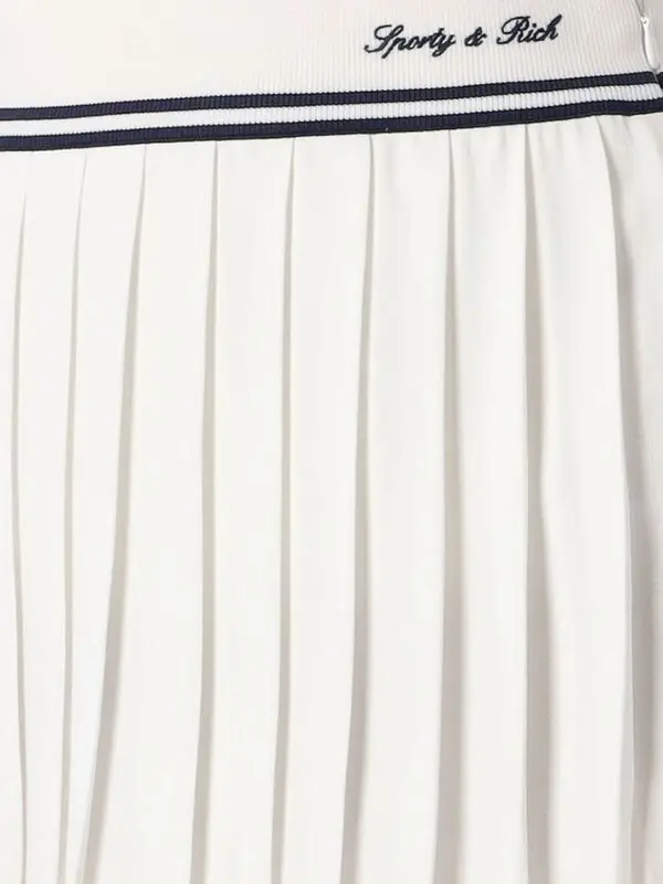 SPORTY & RICH Pleated Skirt