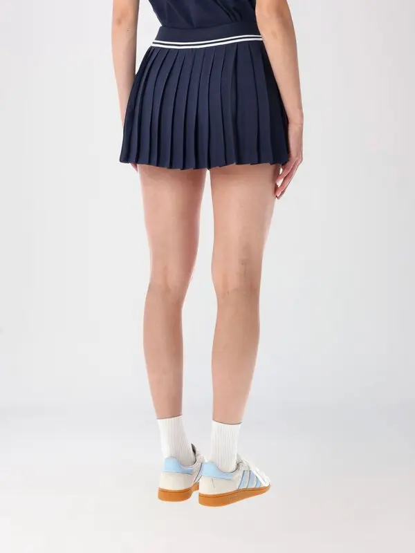 SPORTY & RICH Pleated Tennis Mini Skirt