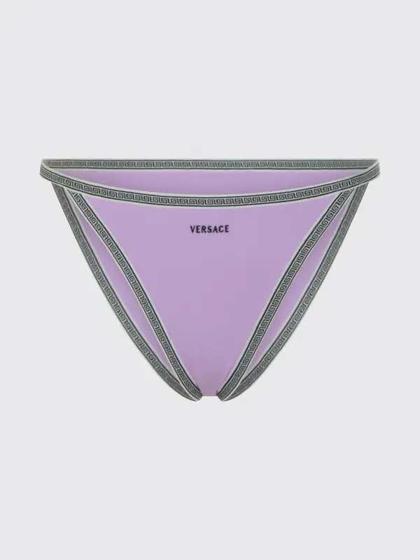 Versace Greca Print Low-rise Bikini Bottoms