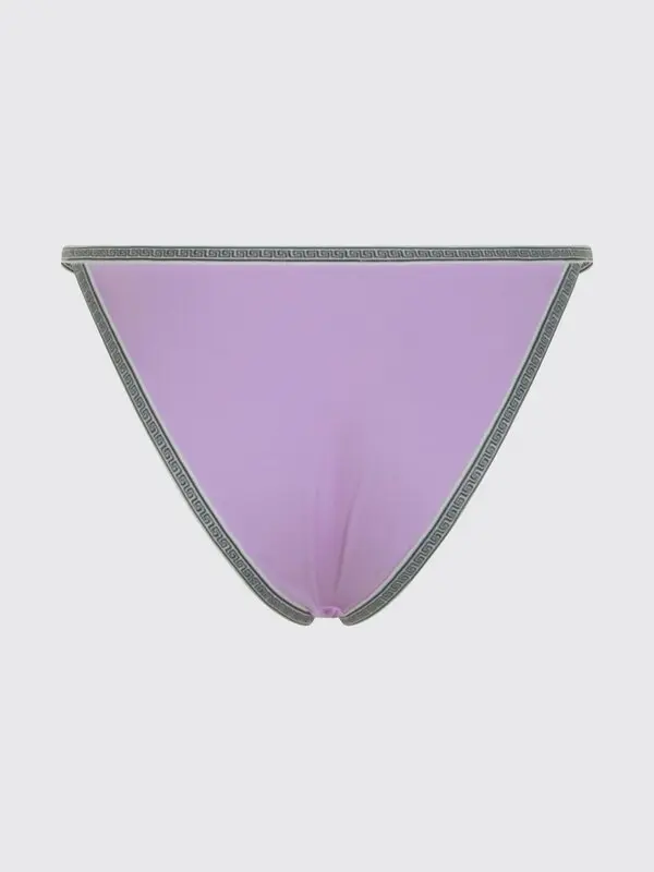 Versace Greca Print Low-rise Bikini Bottoms