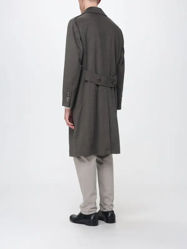 Brunello Cucinelli Double-breasted Merino Wool Knee-length Coat