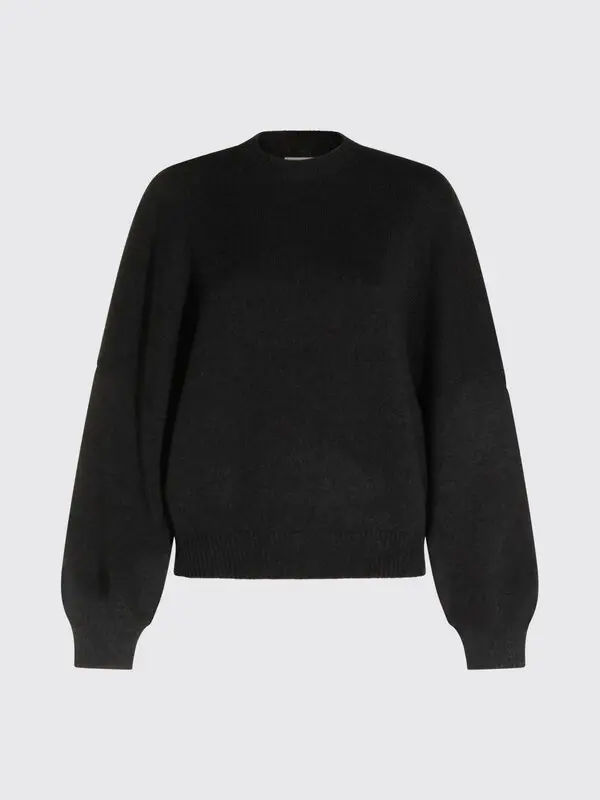 Khaite Pure Cashmere Crewneck Jumper With Ribbed Trims - Grey