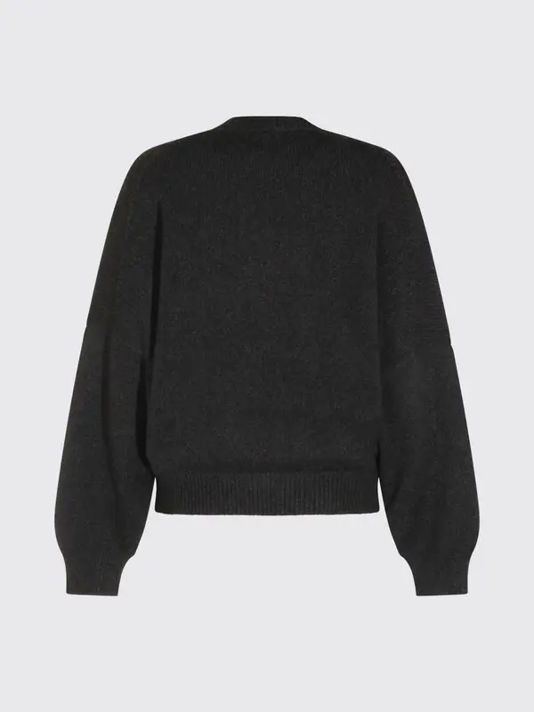 Khaite Pure Cashmere Crewneck Jumper With Ribbed Trims - Grey
