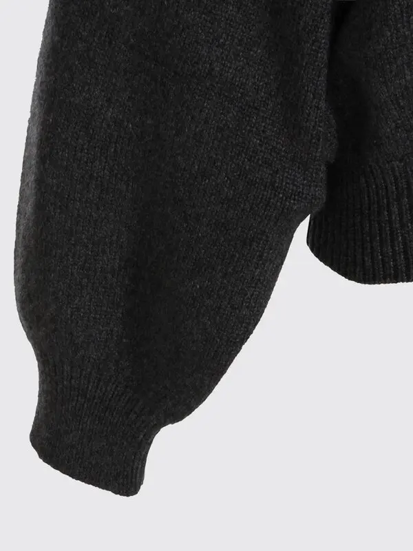 Khaite Pure Cashmere Crewneck Jumper With Ribbed Trims - Grey
