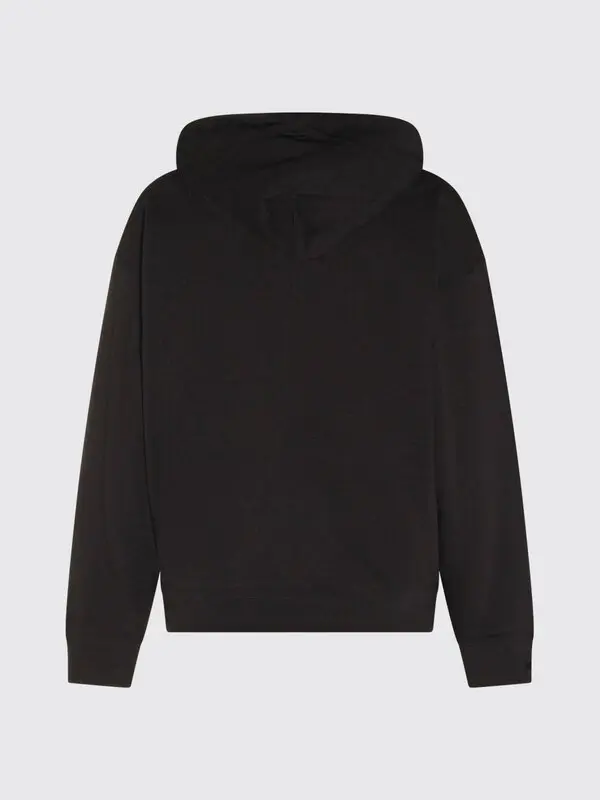 Y3 Cotton Hoodie With Drawstring And Kangaroo Pocket