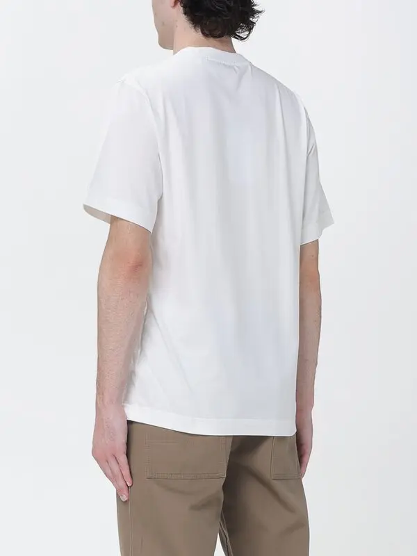 Burberry Cotton T-shirt With Embroidered Ekd Logo On The Chest