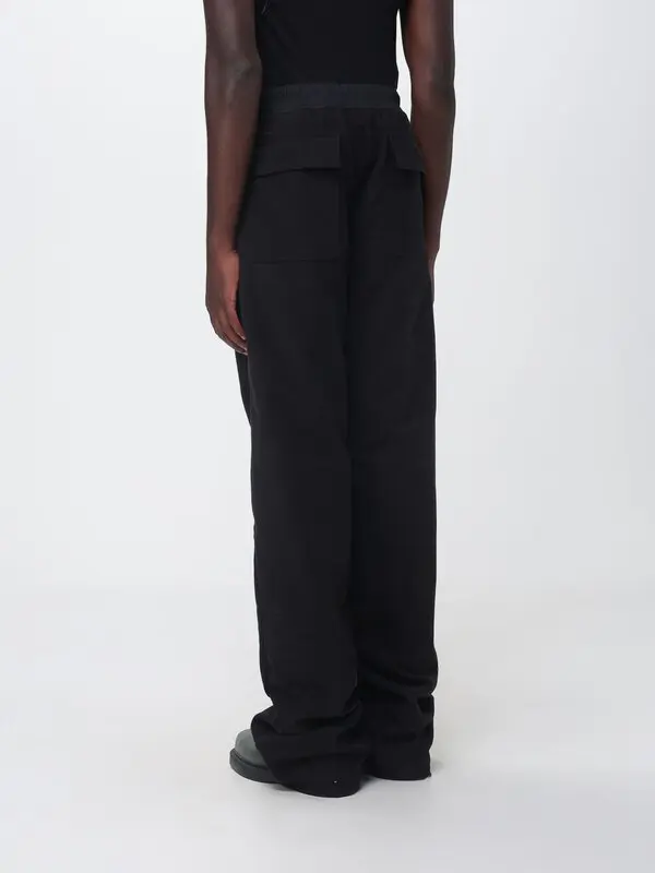 Rick Owens Drawstring Wide-leg Cotton Trousers