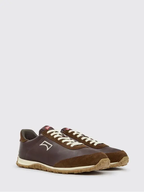 Camper Drift Walk Leather And Suede Sneakers With Vibram Sole