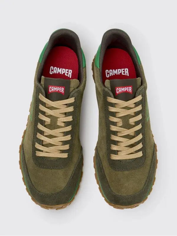 Camper Two-tone Drift Walk Suede Sneakers With Vibram Sole