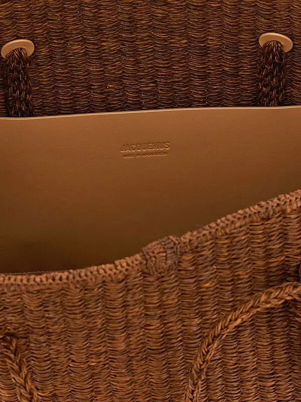 Jacquemus Le Turismo Raffia Shoulder Bag - Brown