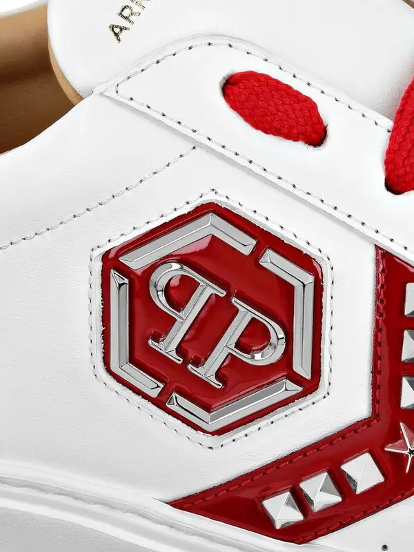 Philipp Plein Studded Lace-up Sneakers