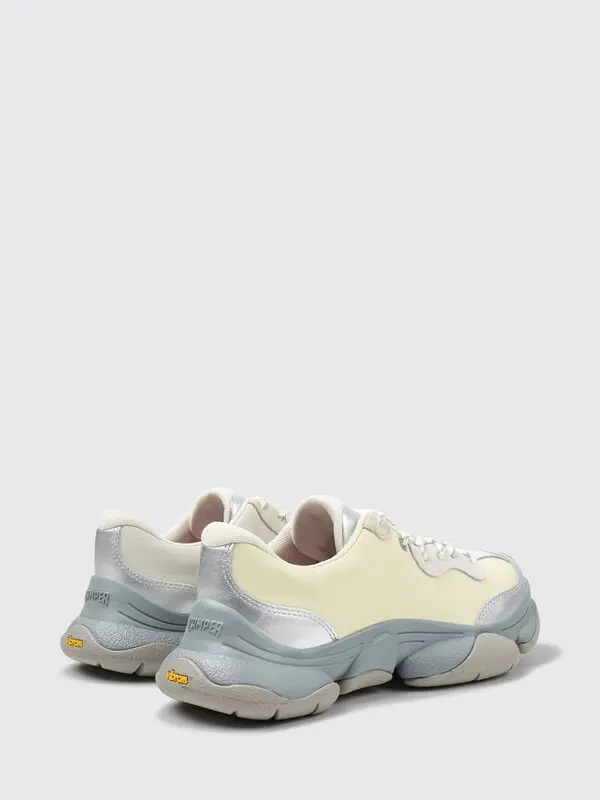 Camper Bicolour Calfskin Leather Trainers With Vibram Sole - Multicolor