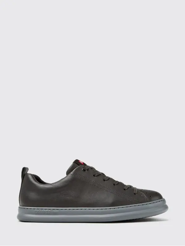 Camper Runner Smooth Leather Trainers With Xl Extralight Sole - Grey