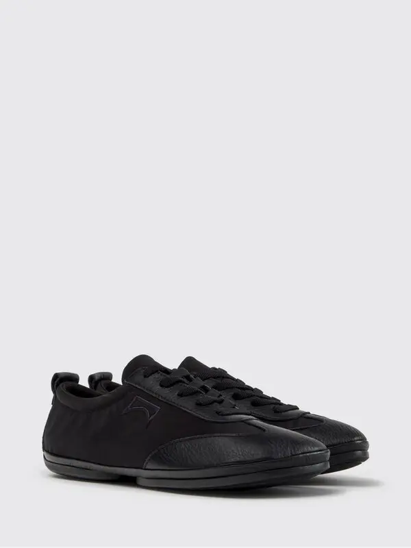 Camper Right Nina Trainers In Calfskin And Recycled Pet With Embroidered Logo